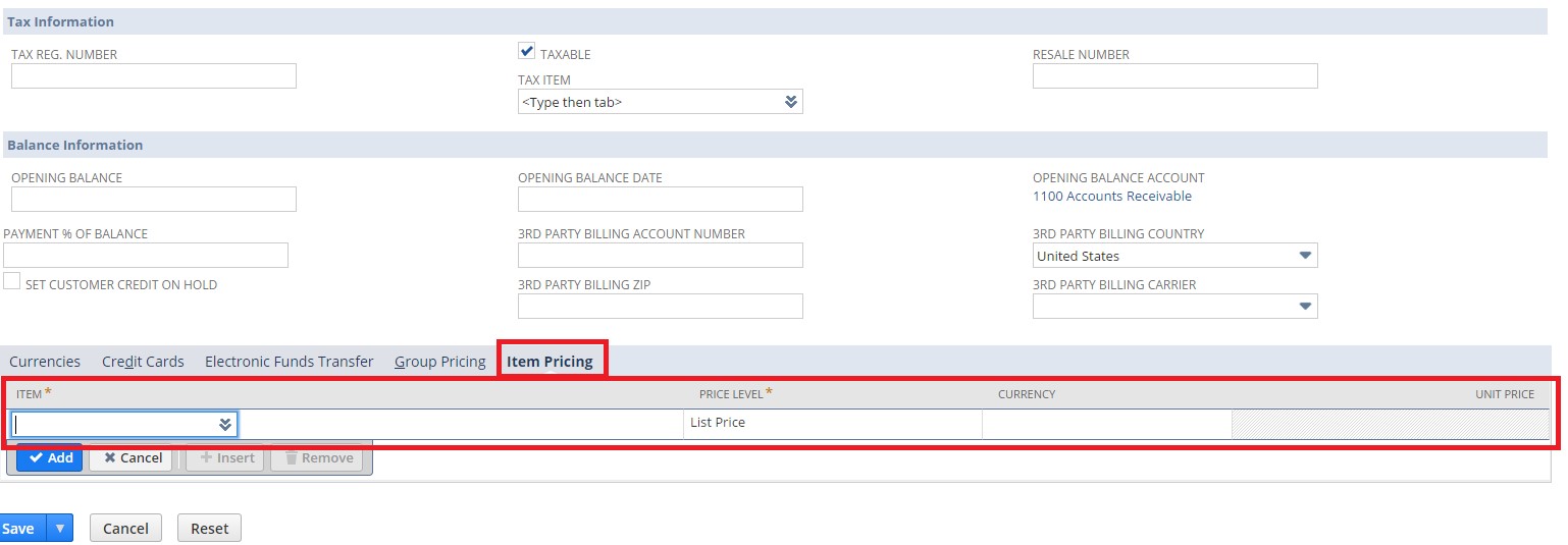 NetSuite Easily Create a Customer Record